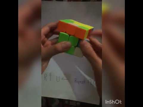 Two steps rubix cube solve - YouTube