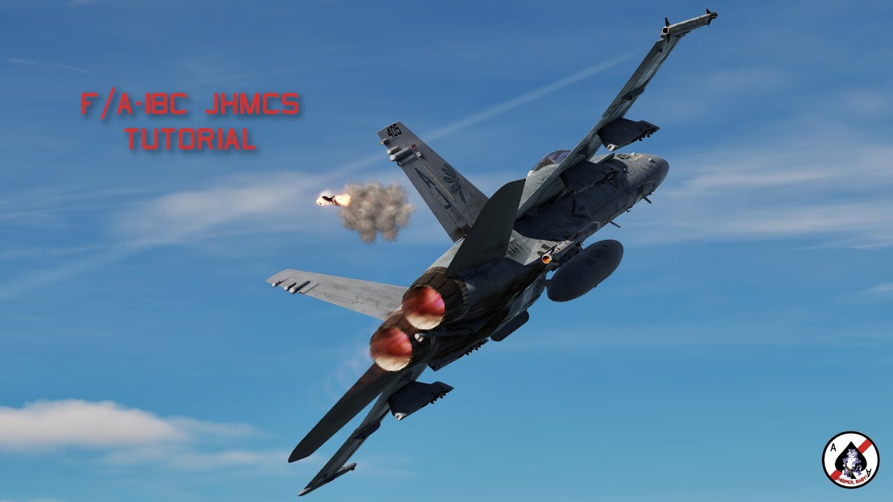 DCS World: F/A-18C Hornet HMD Tutorial - YouTube