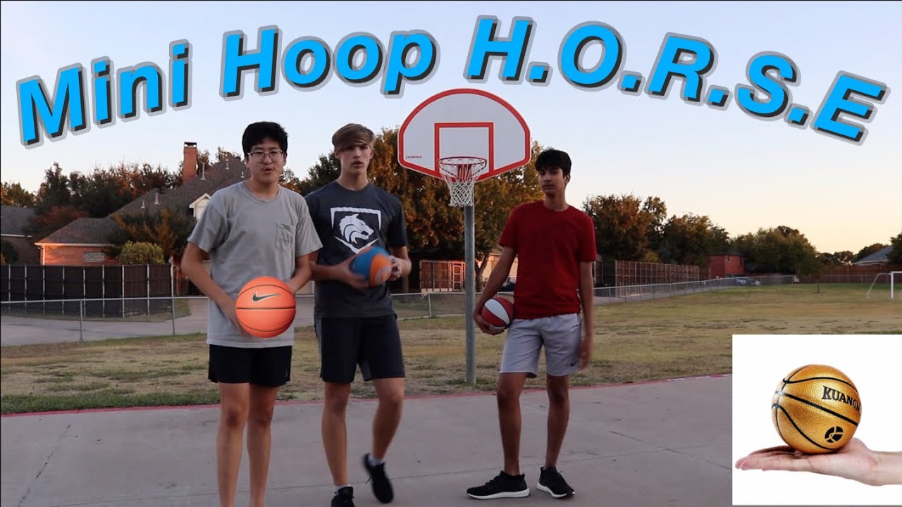 Insane Mini Hoop H.O.R.S.E!!! - YouTube