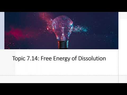 AP Chemistry: Topic 9.6 - Free Energy of Dissolution - YouTube