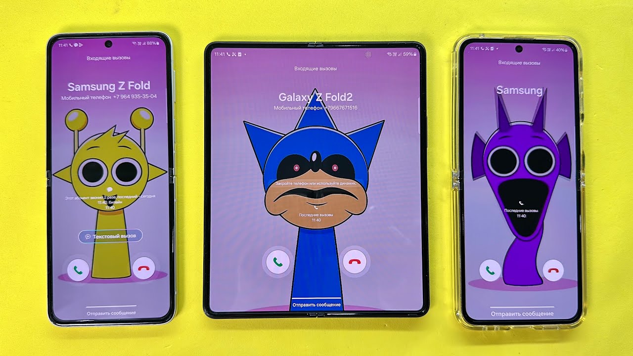 Animated Series Intro Sprunki Cube | Incoming Call Sprunki Z Fold + Z ...