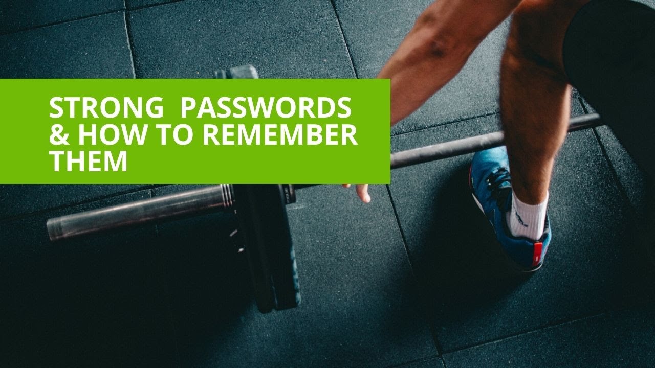 Strong passwords and how to remember them - YouTube