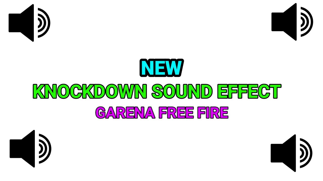 Knockdown Sound Effect In Free Fire,|| Knockdown Sound Free Fire 🔥🔥 ...