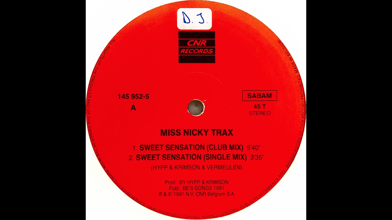 Miss Nicky Trax • Sweet Sensation (Single Mix) (1991) - YouTube