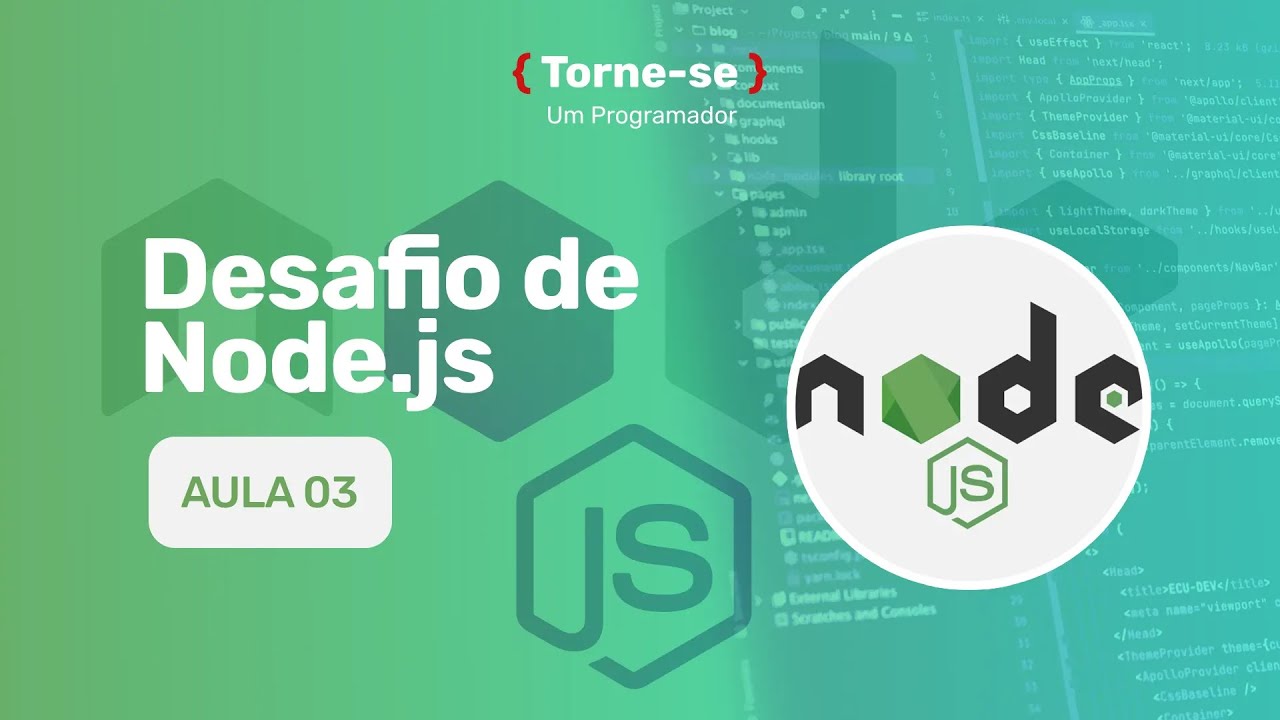 AULA 03 - DESAFIO DE NODE.JS - YouTube