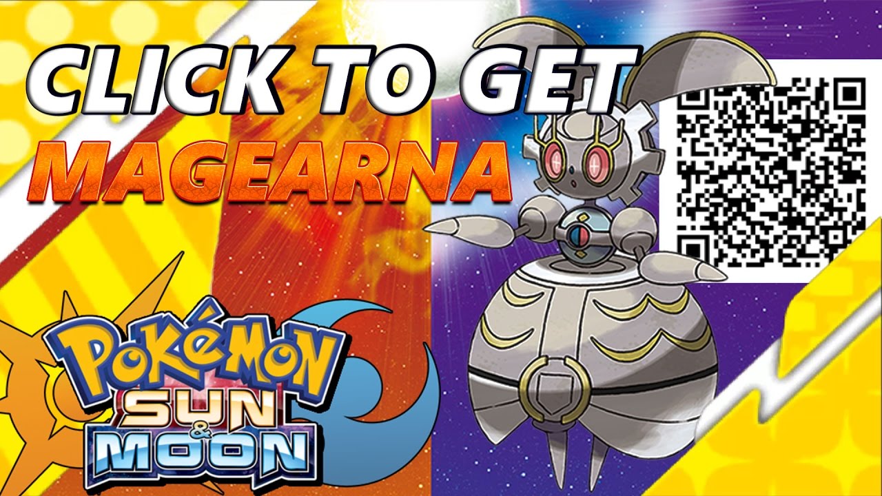 How To Get MAGEARNA In Pokemon Sun and Moon! Click To Scan QR Code ...