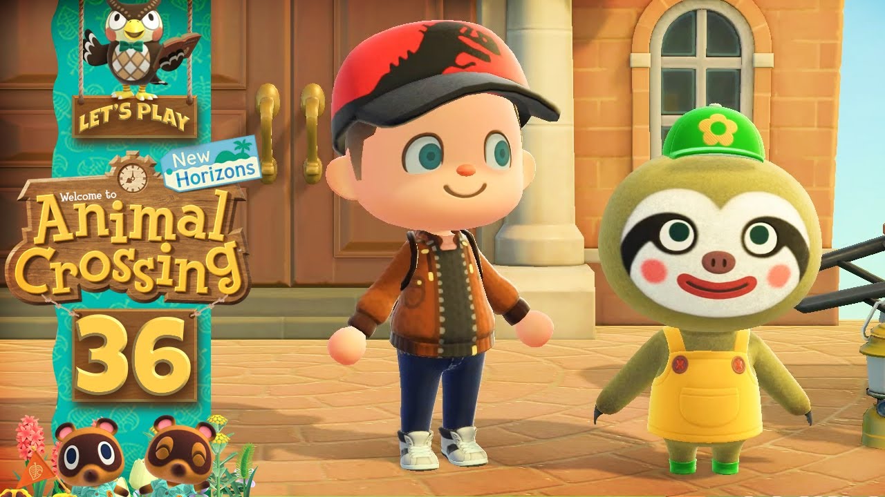 IT'S A SLOTH! THE UPDATE IS HERE! | Animal Crossing: New Horizons (Let ...