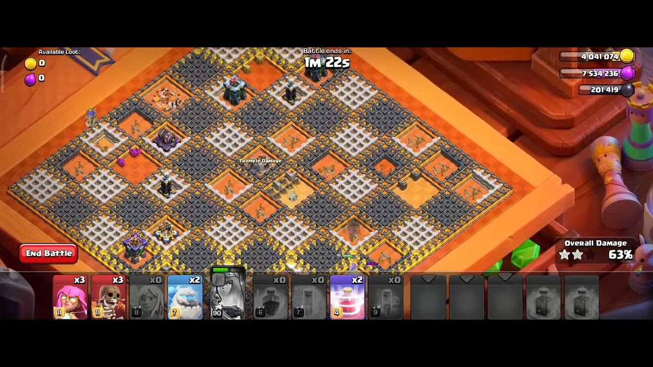 easiest way to 3 star chess Queen's Gambit challenge (clash of clans) # ...