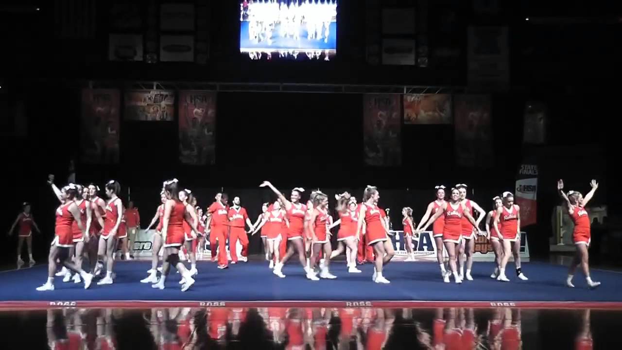 Illinois State University Cheerleading State Exhibition 2014 - YouTube