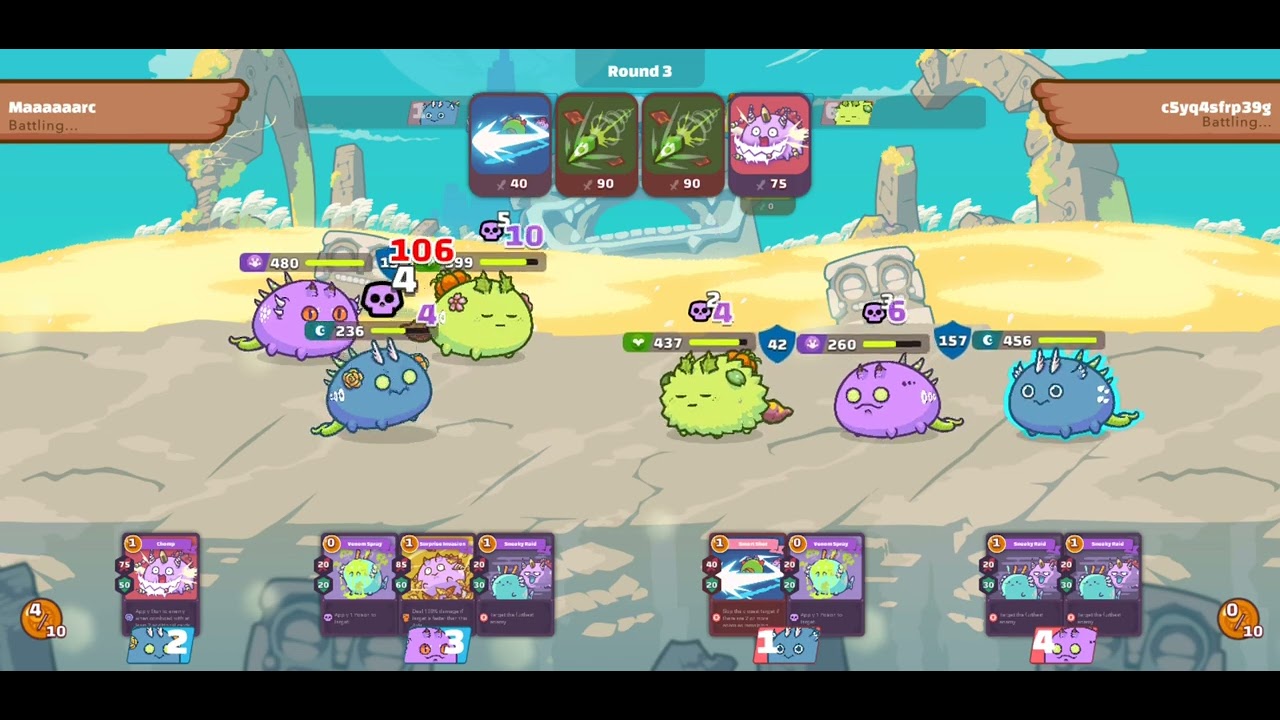 Axie: Jumping Lason / Poison Team / Plant Reptile Dusk - YouTube