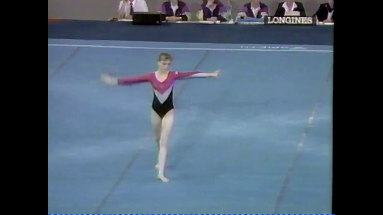 Svetlana Baitova Floor Exercise 1989 World Gymnastics Championships ...