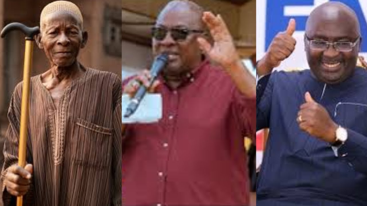 Old Man ''REJECTS'' Mahama In Public After Shouting ''3y3 Zu'' ''3y3 Za ...