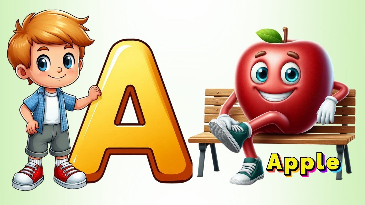 ABC Song | Phonics Song | A for Apple | Kiddos Study Zone | Tiny Tots Learning #NurseryRhymes ...