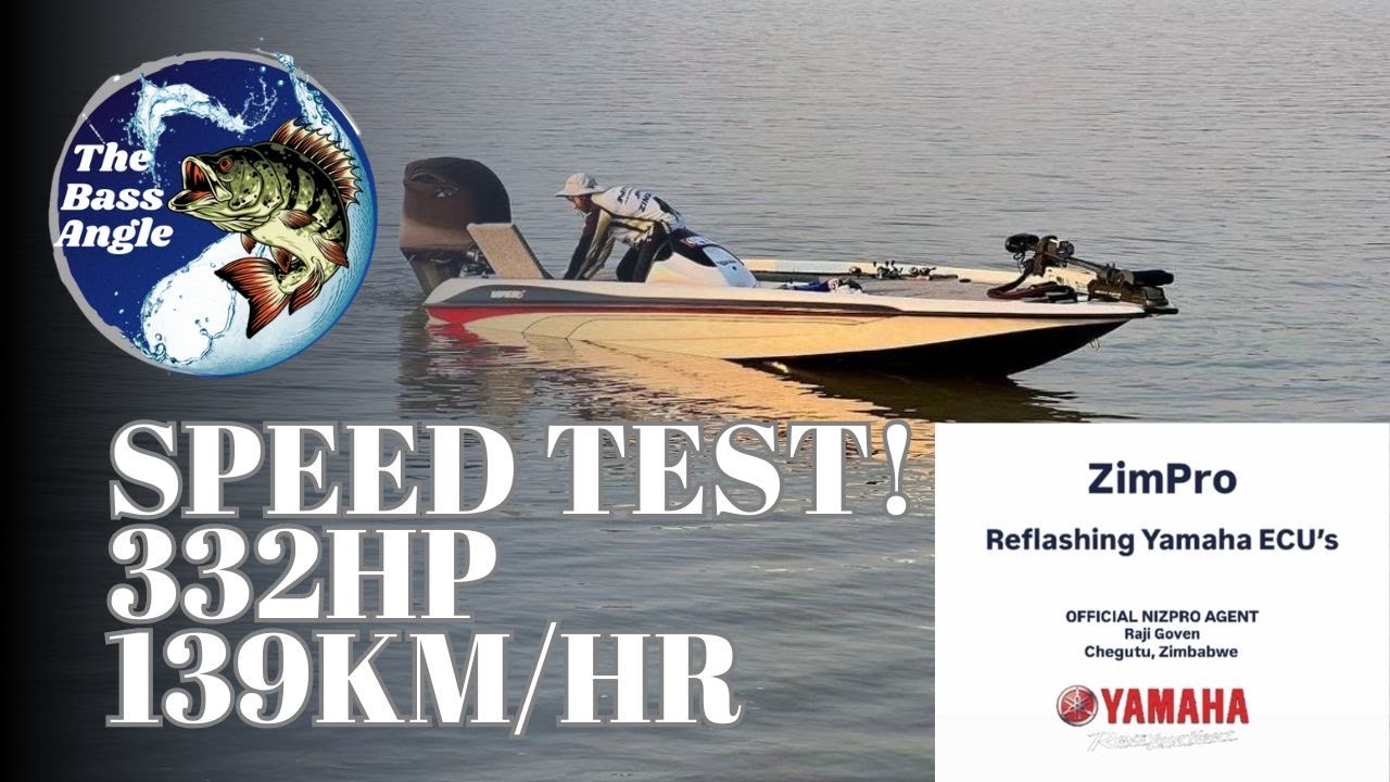 This bass boat is fast - Bass boat speed test #fishing #boating # ...