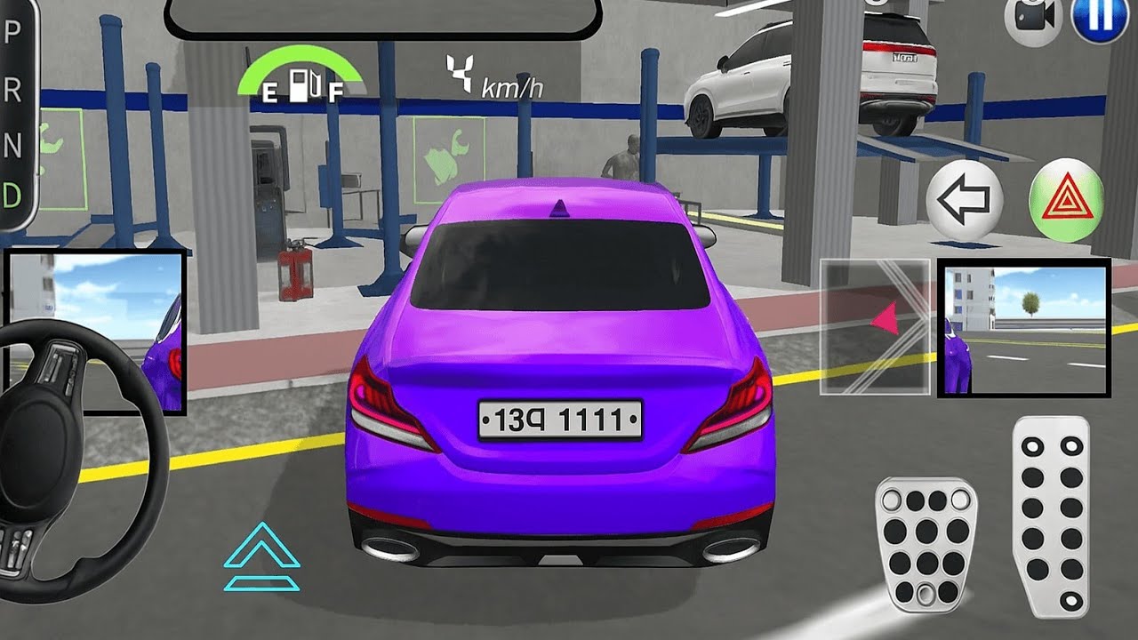 "🚗🔧 Dark Pink Car in Repair Shop! | 3D Driving Class Gameplay #2025 # ...