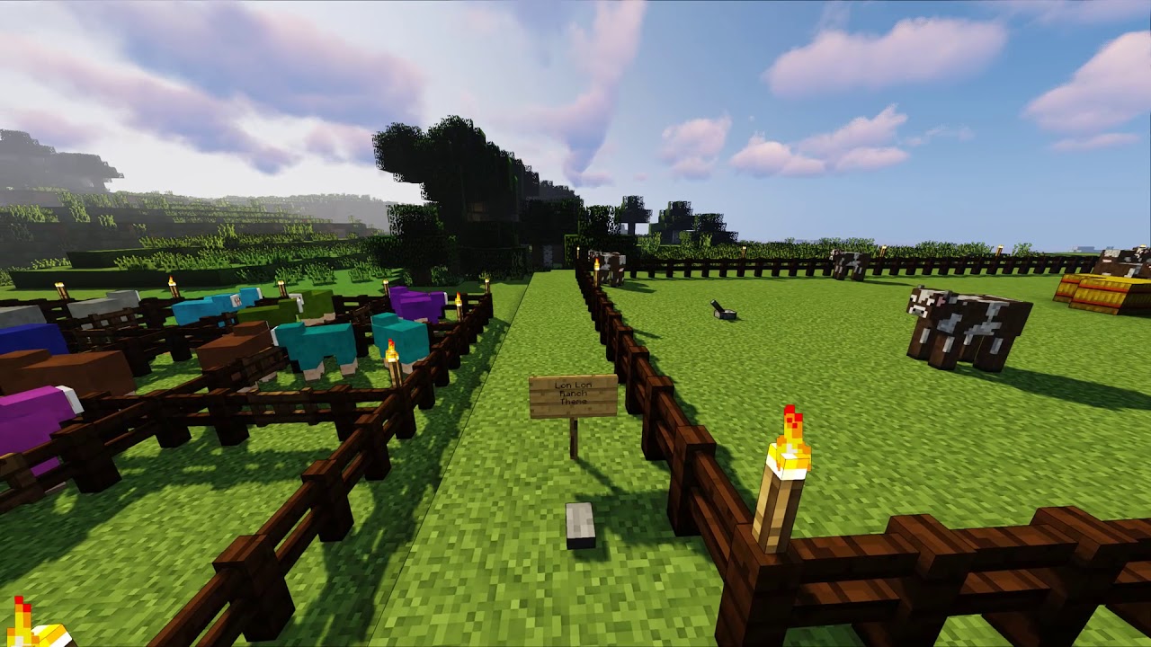 Minecraft - Note Block Song - Lon Lon Ranch/Epona's Song - YouTube