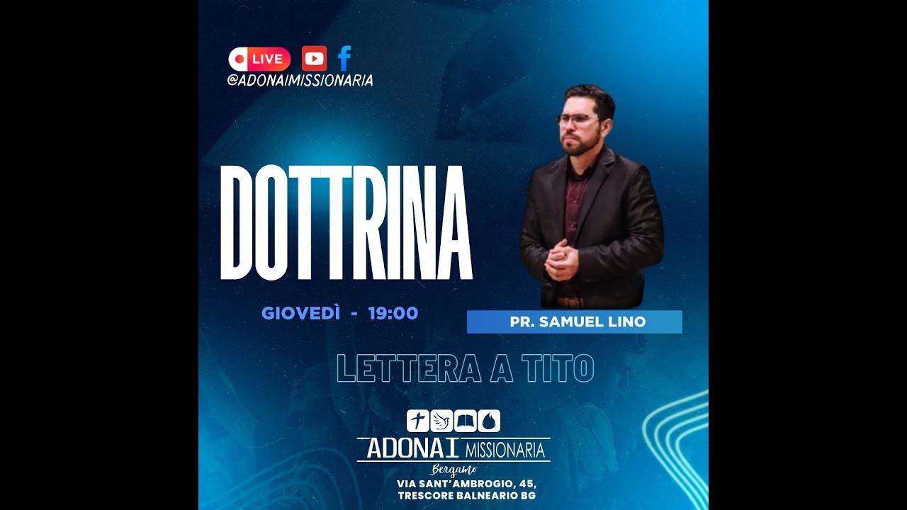 Lettera a Tito | Studio biblico Pastore Samuel Lino - YouTube