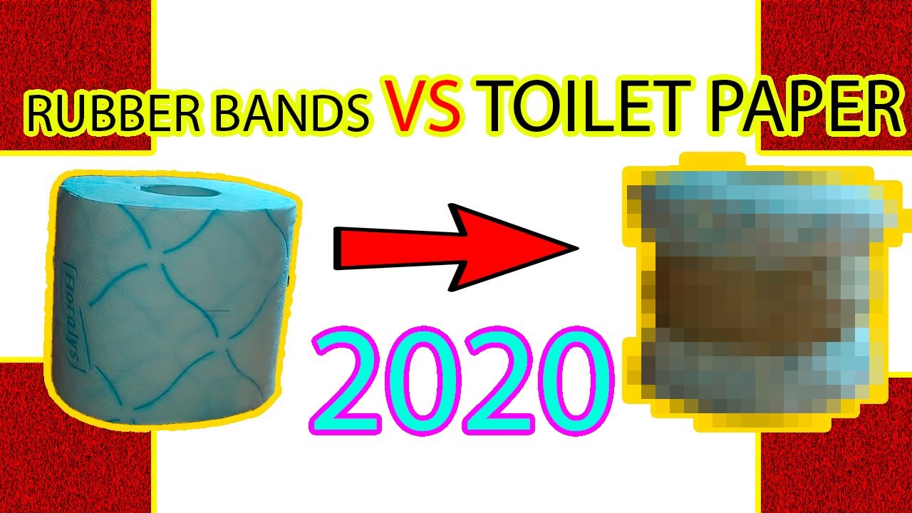 ⚠️I HAVE PUT +200 RUBBER BANDS to a roll of TOILET PAPER ⚠️ [RESULT ...
