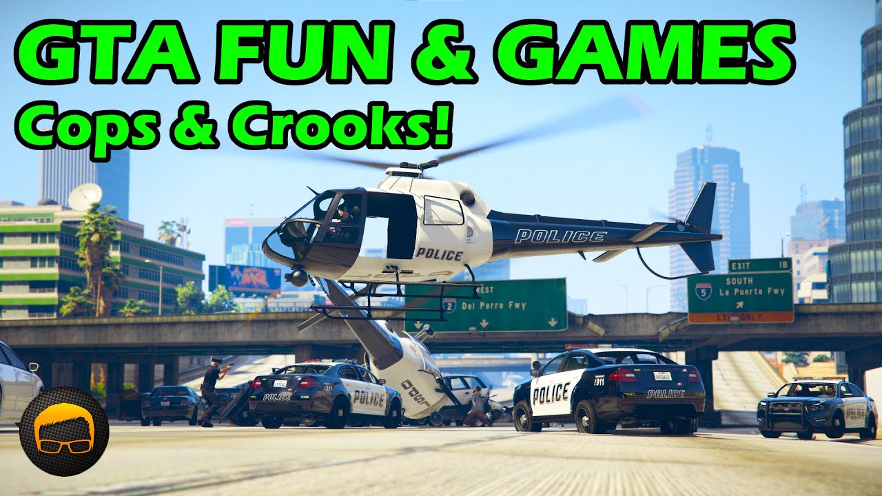 My First Cops & Crooks Game Was Epic! - GTA 5 Fun & Games №49 - YouTube
