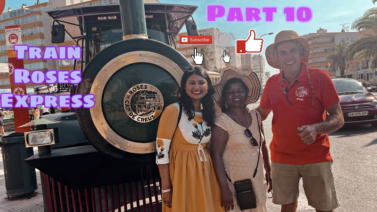 Spain Vacation | Part 10 | Train Roses Express | Montjoi | Tamil ...
