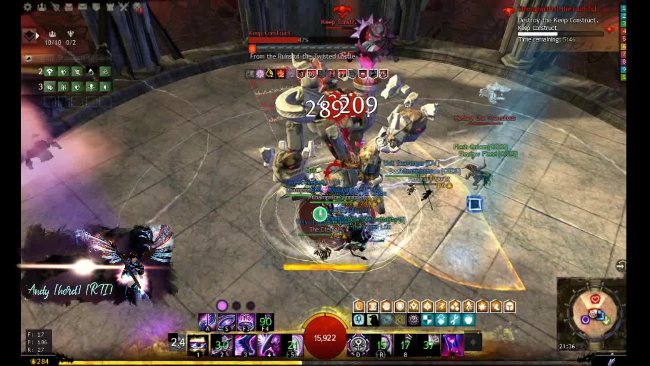 Stronghold of the Faithful - Keep Construct Chrono Tank | Guild Wars 2 ...