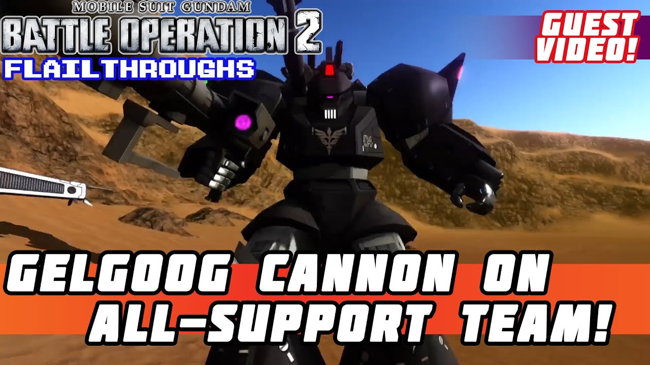 Gundam Battle Operation 2 Guest Video: The Gelgoog Cannon On An All ...