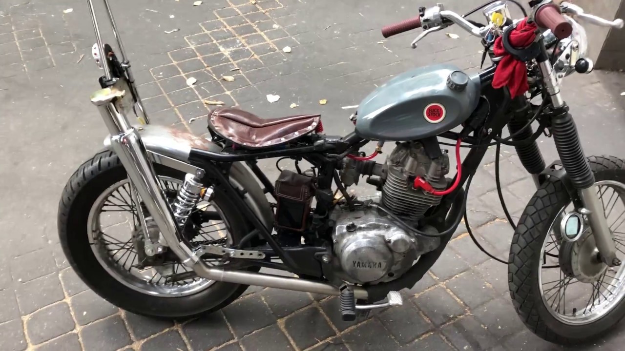 « Tiny Chopper » Yamaha SR125 - YouTube