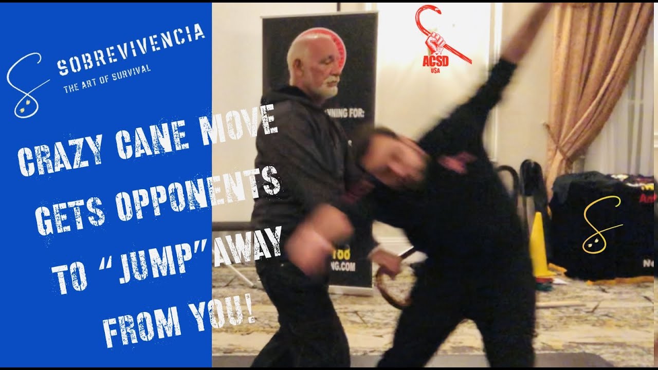 Cane Self Defense: Crazy Cane Moves Gets Opponents To "Jump" Away From ...