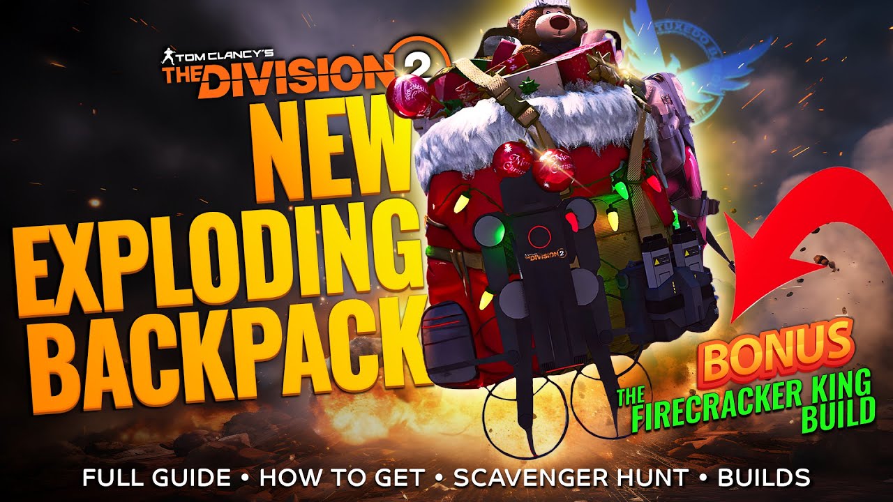 GET NEW LIMITED TIME BACKPACK: The Division 2 ️🎁 FESTIVE DELIVERY BUILD ...