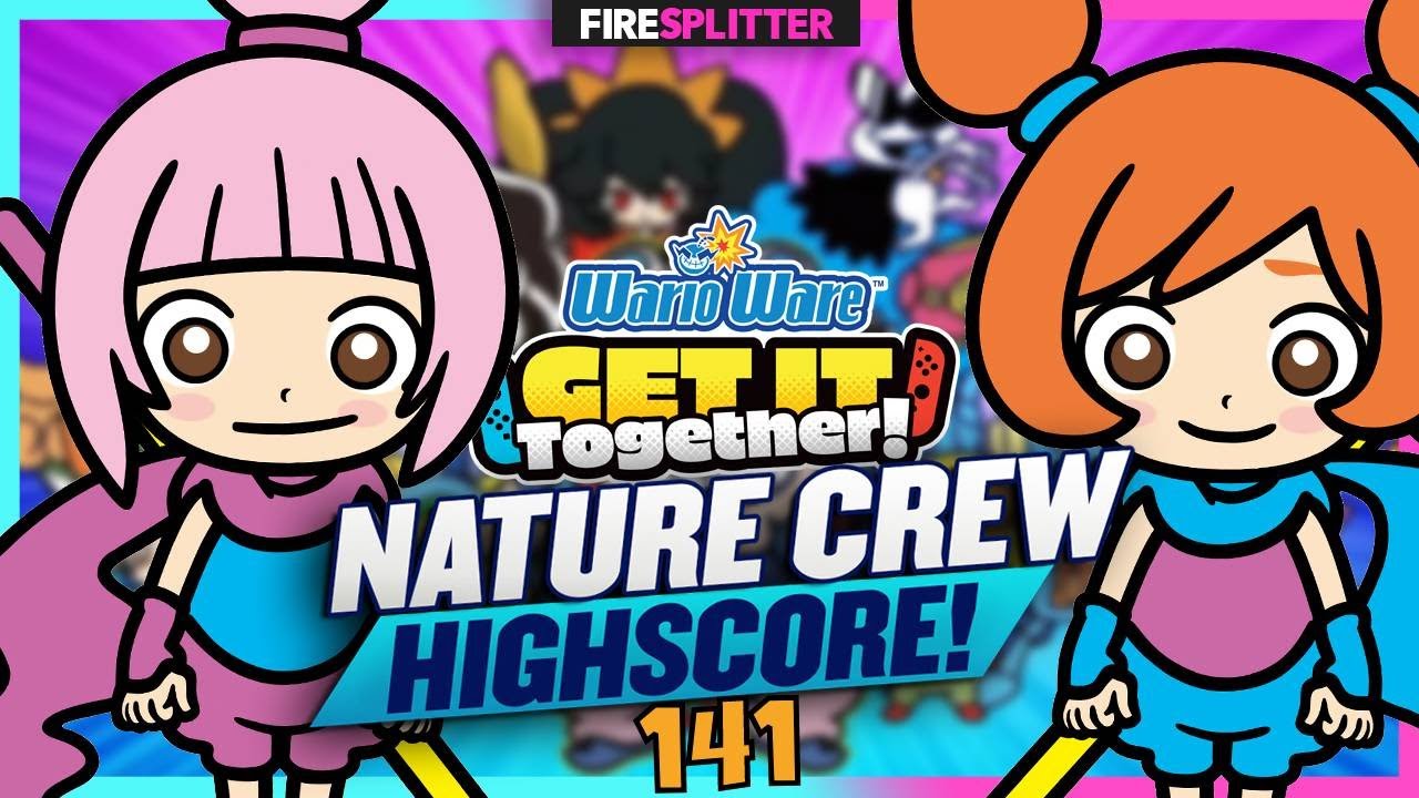 WarioWare: Get it Together Nature Crew 141 points! (NO COMMENTARY ...