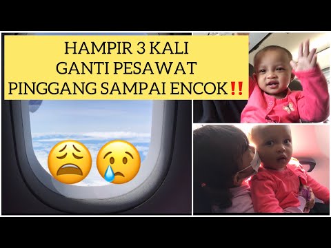 PERJALANAN DARI TIMIKA-MANADO BAWA DUA BOCIL SENDIRIAN ‼️😫😩