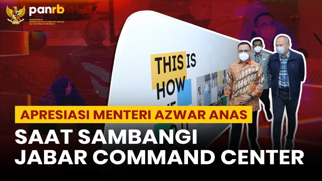 Peninjauan Jabar Command Center - YouTube