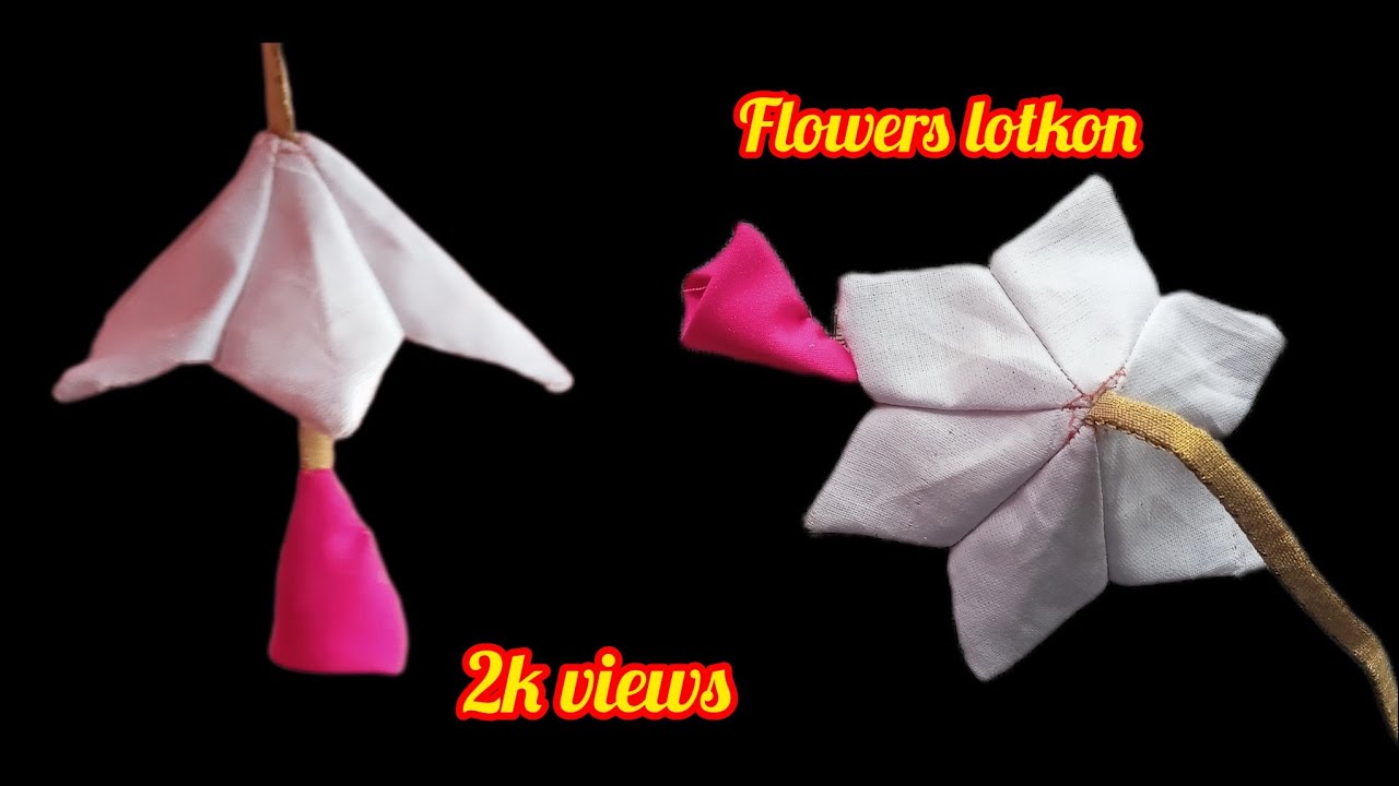 DIY~ flower lotkon~ how make flower lotkon ~ easy & beauty ful lotkon ...