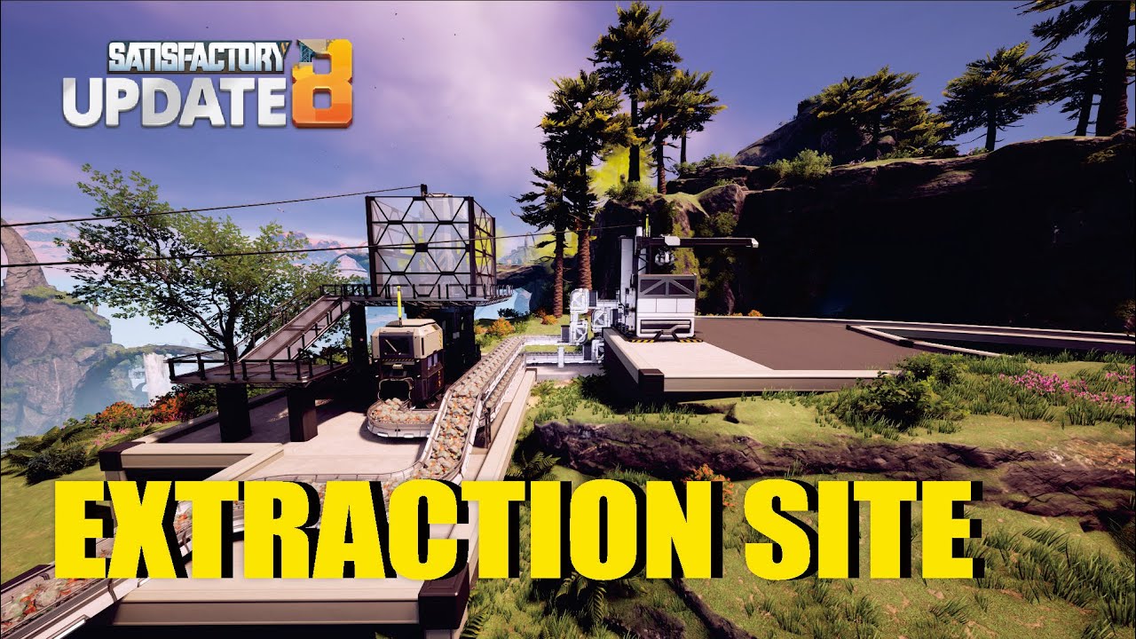 Tambang Copper dan Limestone - Satisfactory Update 8 Gameplay #5 - YouTube