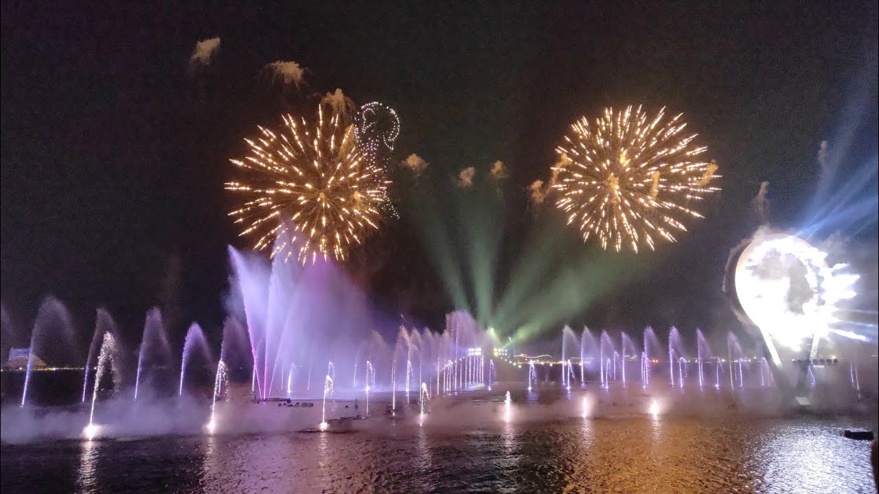 Qatar World Cup 2022 - Fire Works|Laser |Water Fountain Show At Doha ...