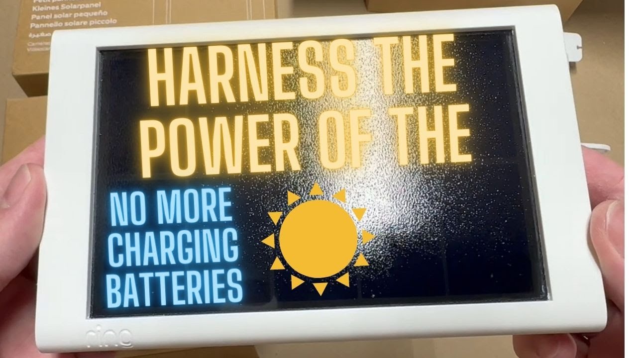 Ring Small Solar Panel Review: Power Your Devices Easily - YouTube