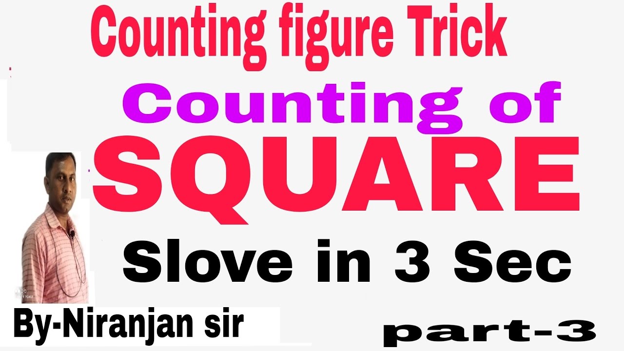 Counting figures reasoning | square counting reasoning | (nk study ...