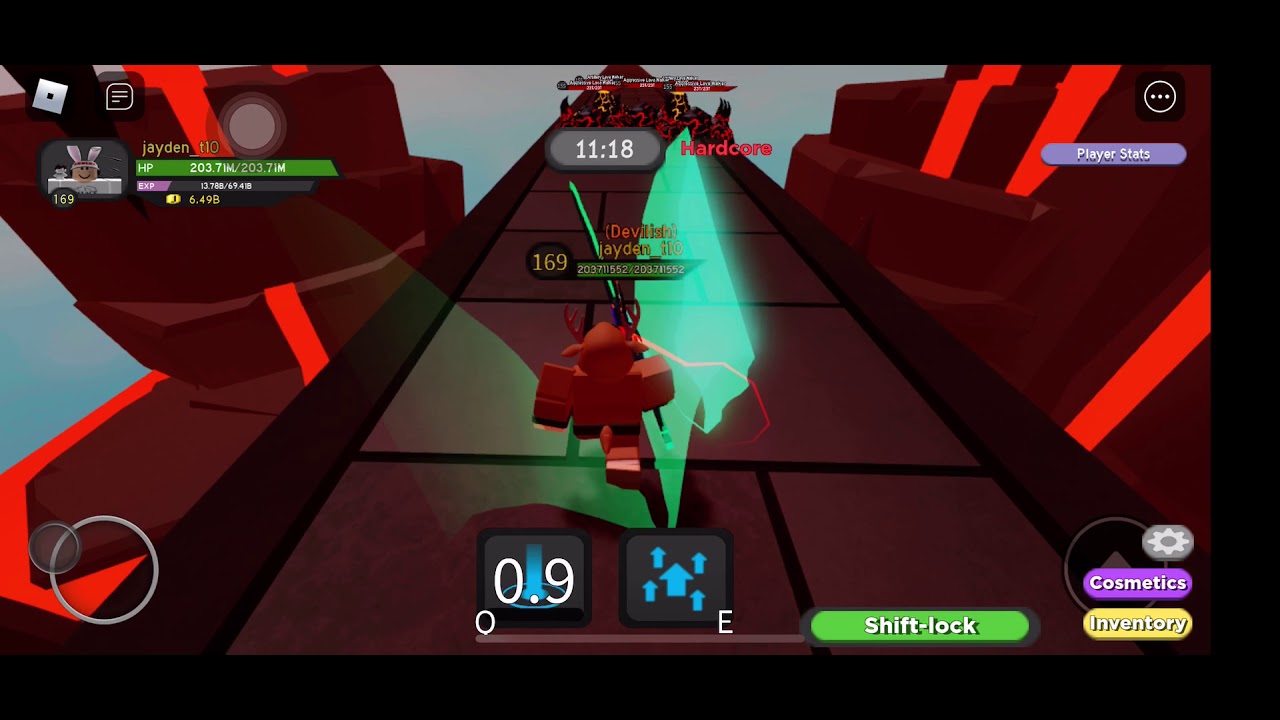 Grinding in dungeon quest for (LEG SPELL) part 6 - YouTube