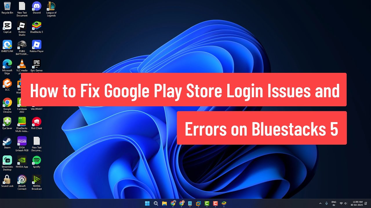 How to Fix Google Play Store Login Issues and Errors on Bluestacks 5 ...