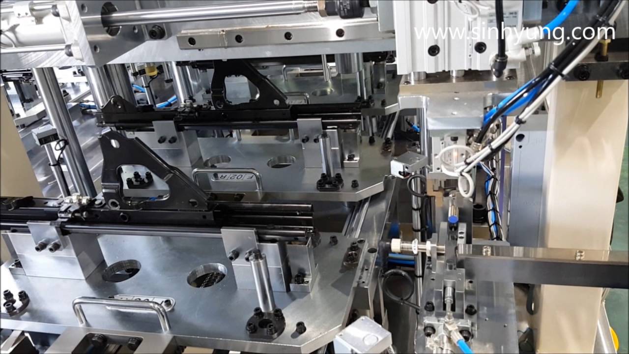 Track Assembly Machine - YouTube
