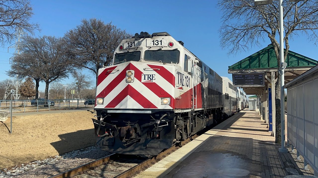 TRE & Amtrak trains in Irving, Hurst, & Dallas, TX - 1/30/26 - YouTube