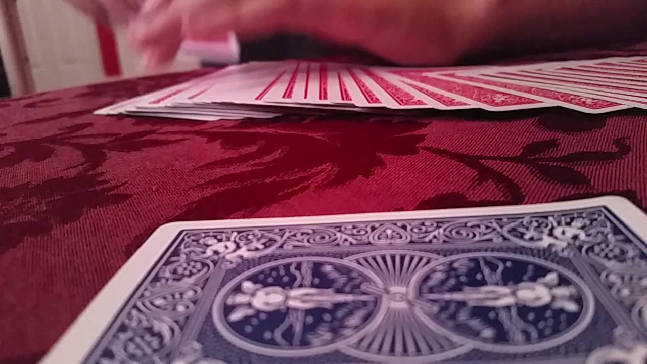 Red Card/Blue Card Magic Trick Demonstration - YouTube