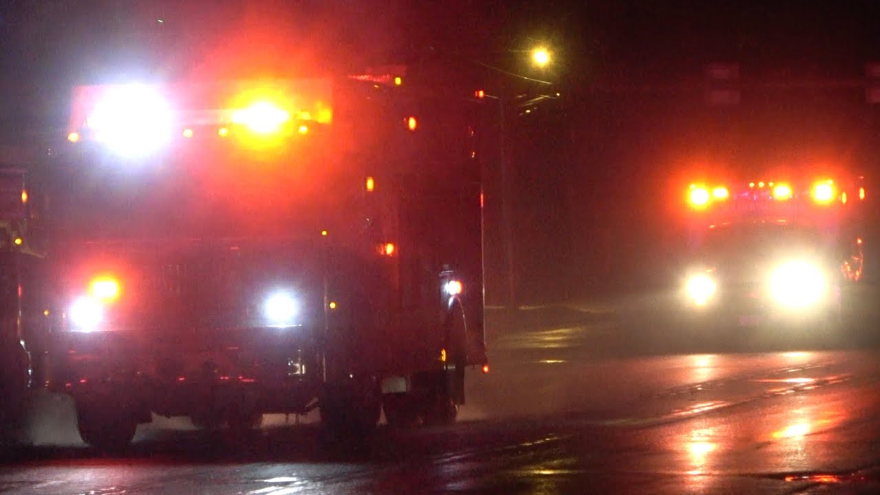 YHFD R55 & MA8 towing M55, M56, M57 & MFFD 19-1-3, 19-6-1, 19-7-1, & 19 ...