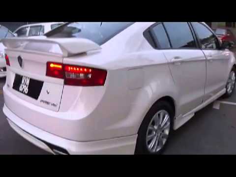 Proton Preve Modified White Color - YouTube