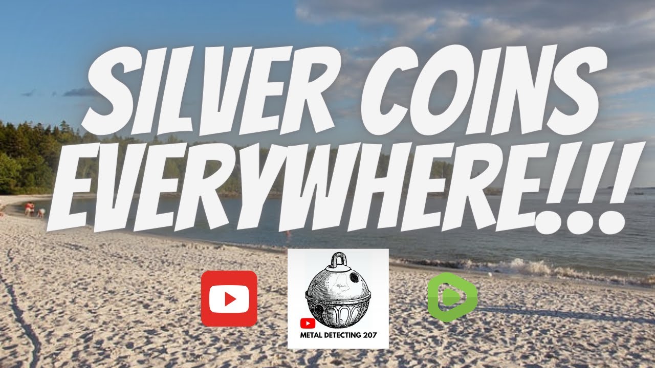 The beach was filled with silver coins after a major storm - YouTube