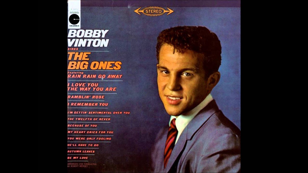 Bobby Vinton I Love You The Way You Are - YouTube