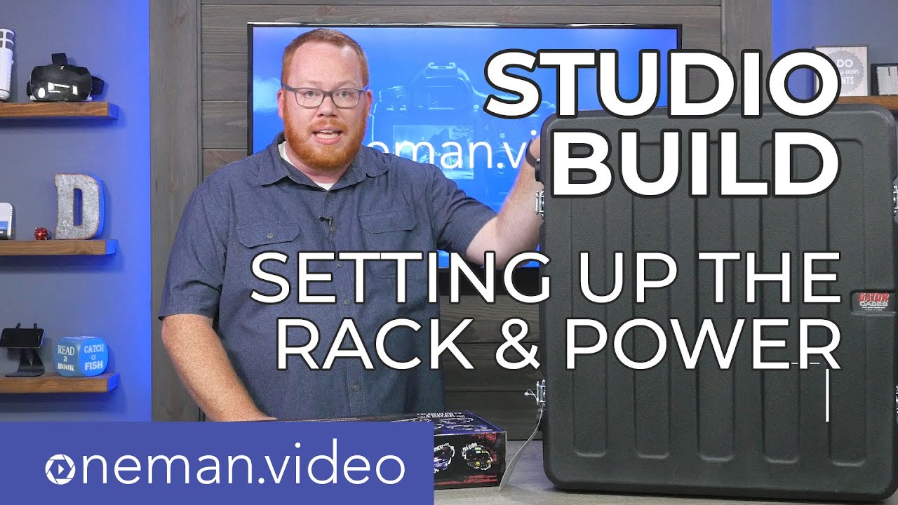 Studio Build 2019 - Step 1 - Rack and Power Supply - YouTube