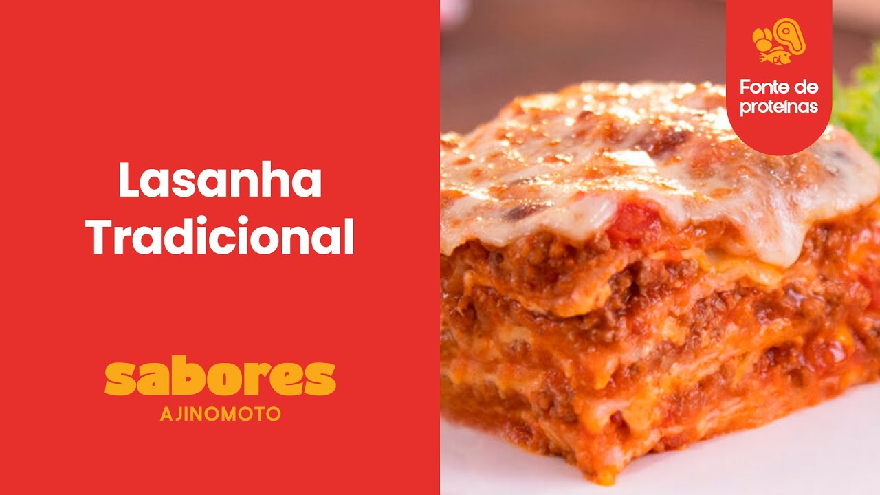Como Fazer Lasanha Tradicional Perfeita - YouTube