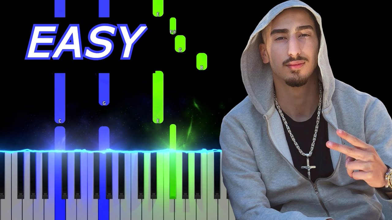 Habibi Albanian Remix EASY - Ricky Rich | Piano Tutorial - YouTube