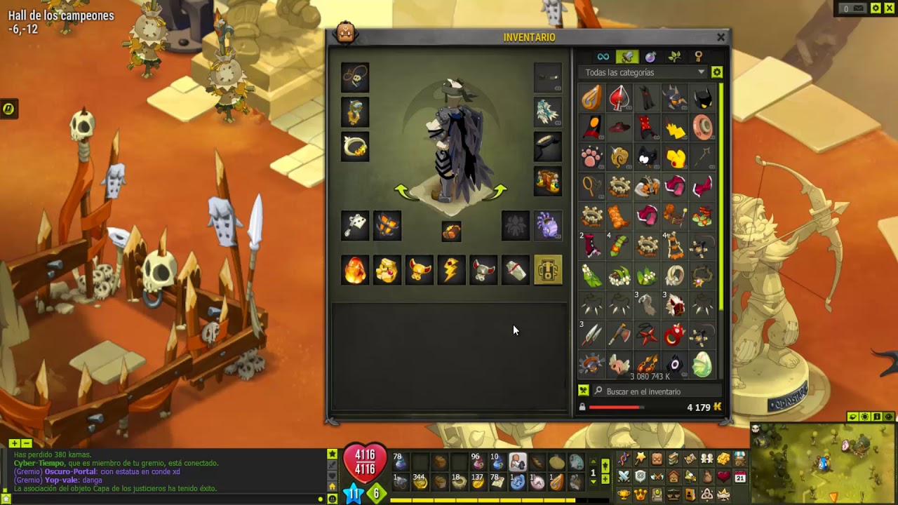 [DOFUS] ¡Mostrando el set del Panda! 11/6 Suerte Fuerza Inteligencia ...